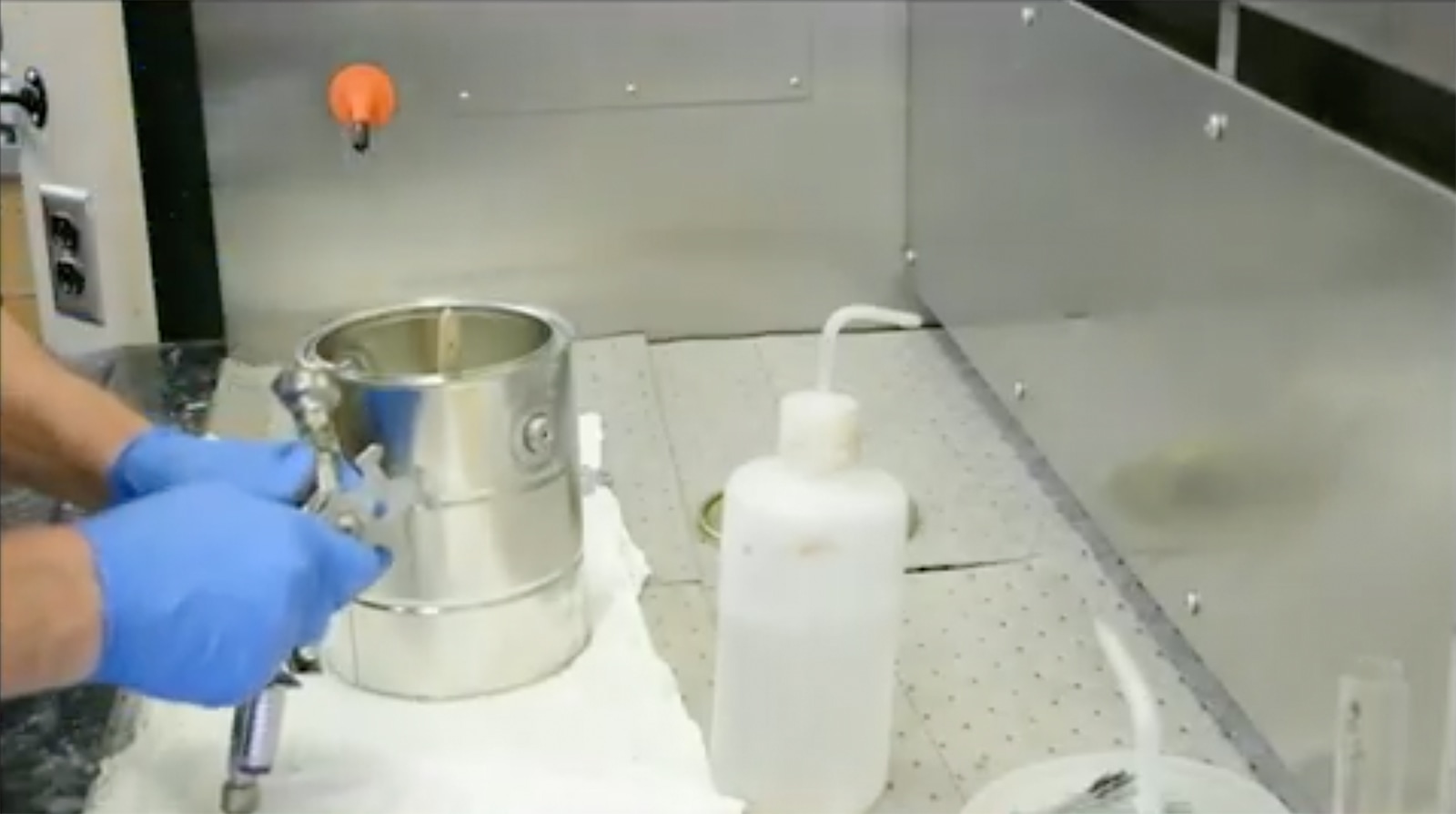 Cleaning a Spray Gun - M.L. Campbell