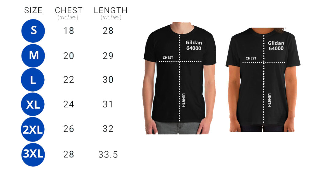 Shirt Sizing Chart - M.L. Campbell
