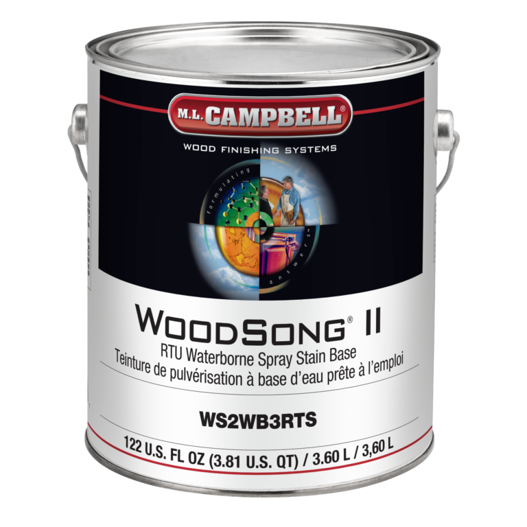 WoodSong II RTU Waterborne Spray Stain Base - M.L. Campbell